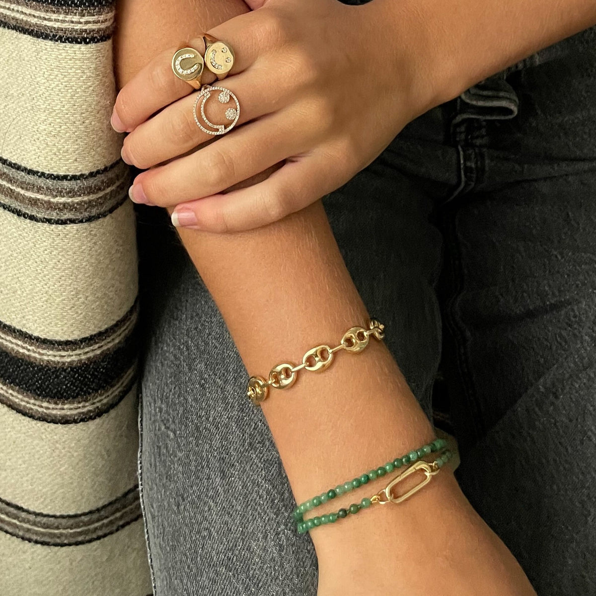 PUFF MARINER LINK BRACELET – ROSA DE LA CRUZ LONDON