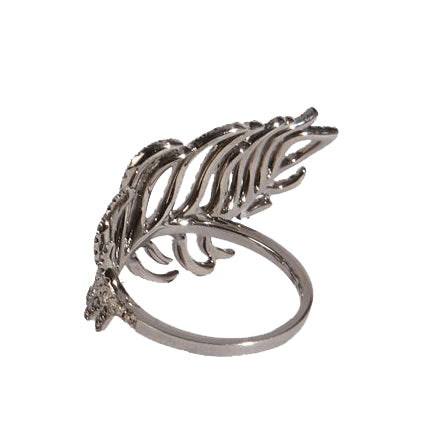 DOUBLE FEATHER RING – ROSA DE LA CRUZ LONDON